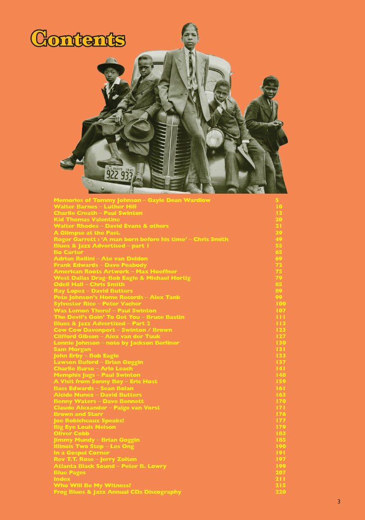 The Frog Blues & Jazz Annual No 6: Musicians, Records, Music of the 78 ...